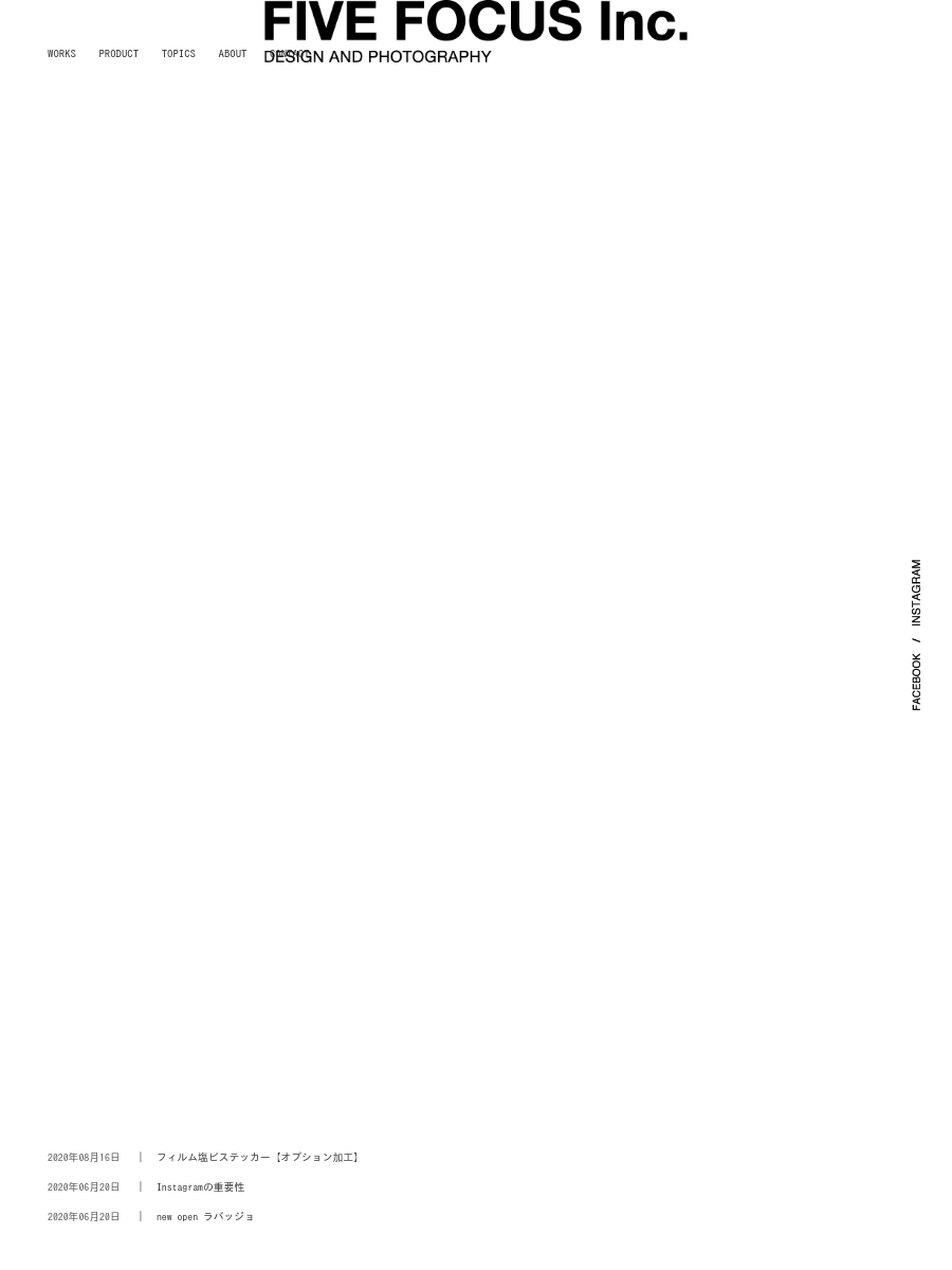 FIVE FOCUS inc.｜CONTACT